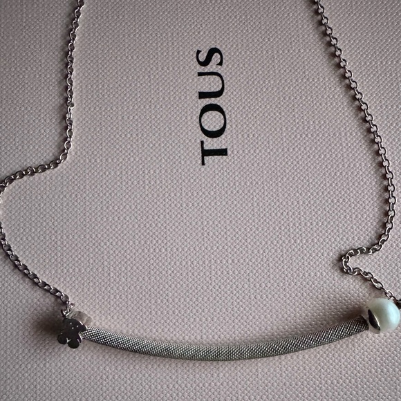Tous | Jewelry | Authentic Tous Bear And Pearl Necklace | Poshmark